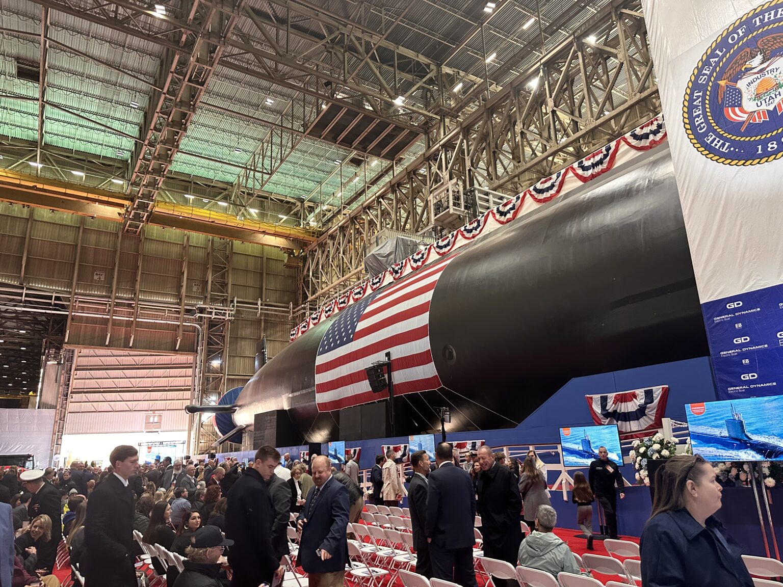 USS-Utah Christening In The News! | USS UTAH Commissioning Committee